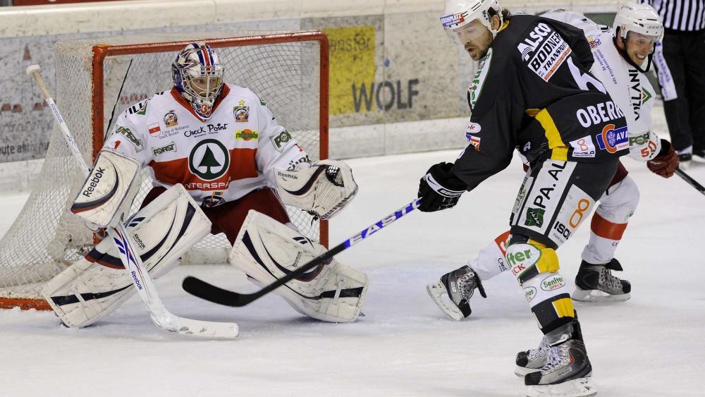 Pustertal gewinnt 152. Derby gegen den HC Interspar Bozen mit 4:1-Toren ...