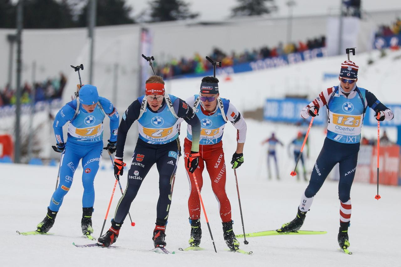 Frankreichs Staffel läuft zum Sieg, Italien hinterher - Biathlon ...